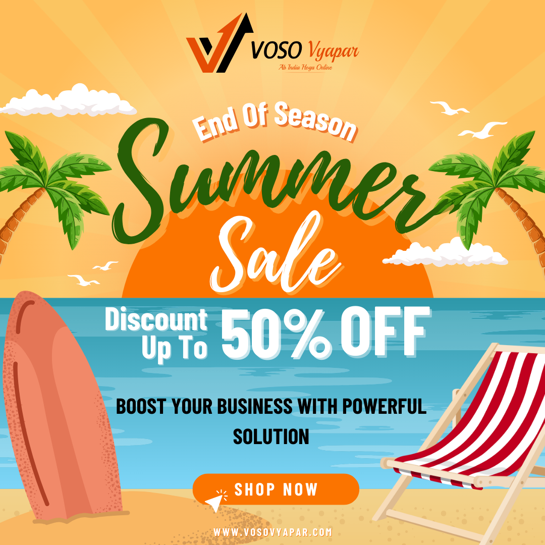 Launch your Business online in just 10 minutes- Voso Vyapar